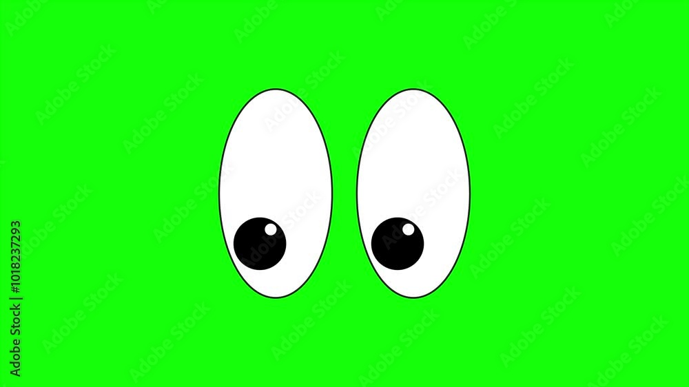 blinking eyes animated icon round eyes blinking and glancing right and ...
