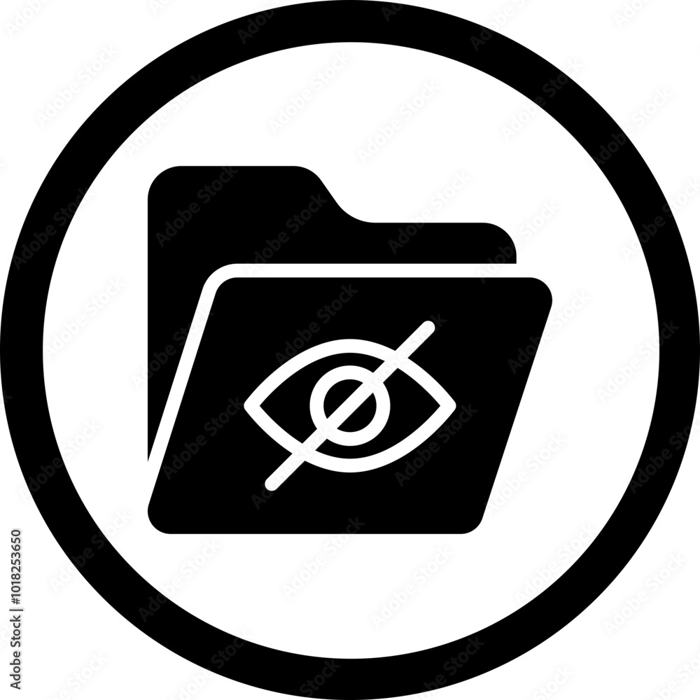 Poster Hidden Folder Icon Design – Wall Art | UkPosters