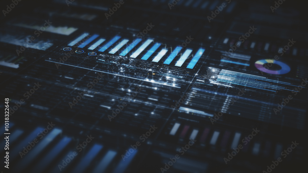 Dynamic data visuals for business info graphics, animated charts, and ...