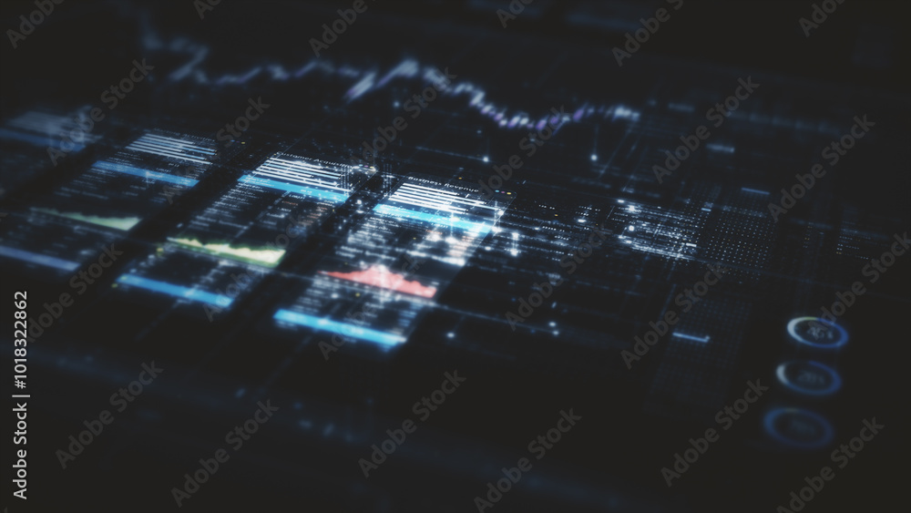 Dynamic data visuals for business info graphics, animated charts, and ...