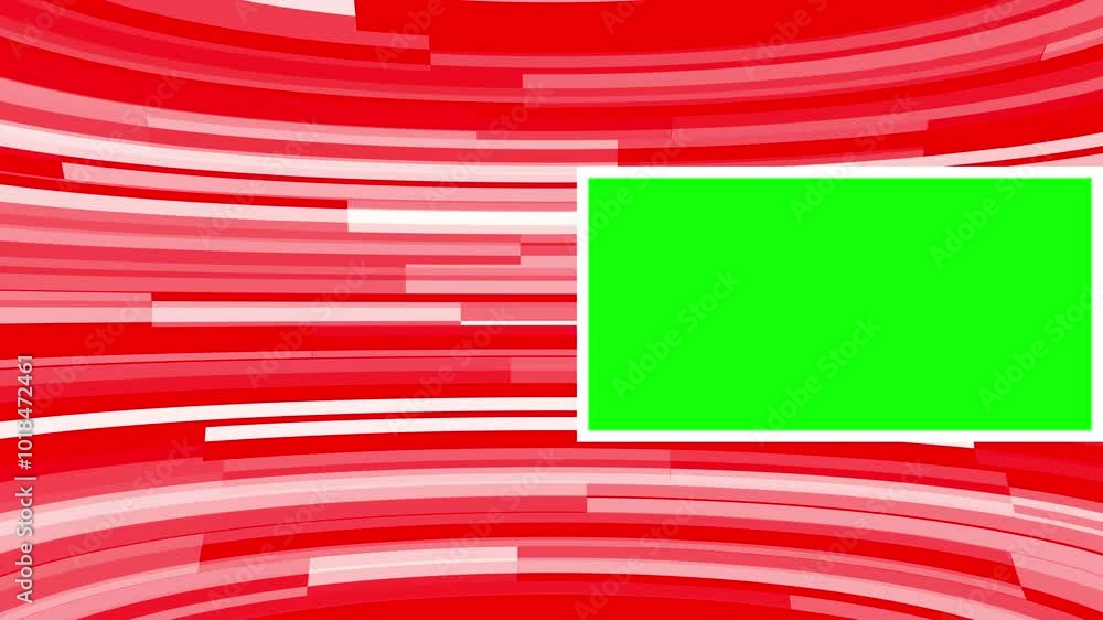 Technology news background animation with earth map and green screen ...