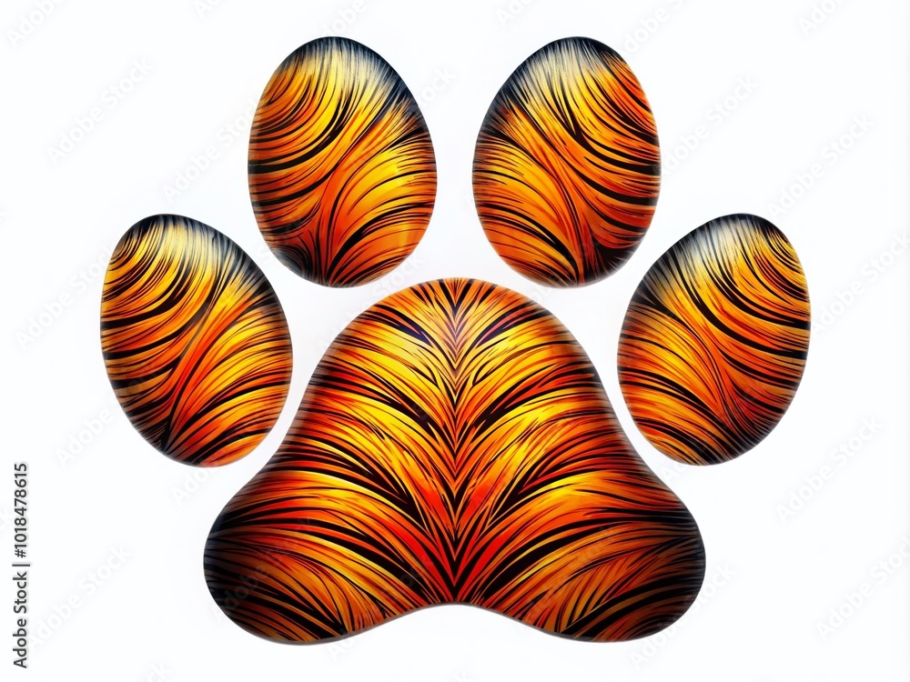 Download this free tiger paw print SVG design for your creative ...