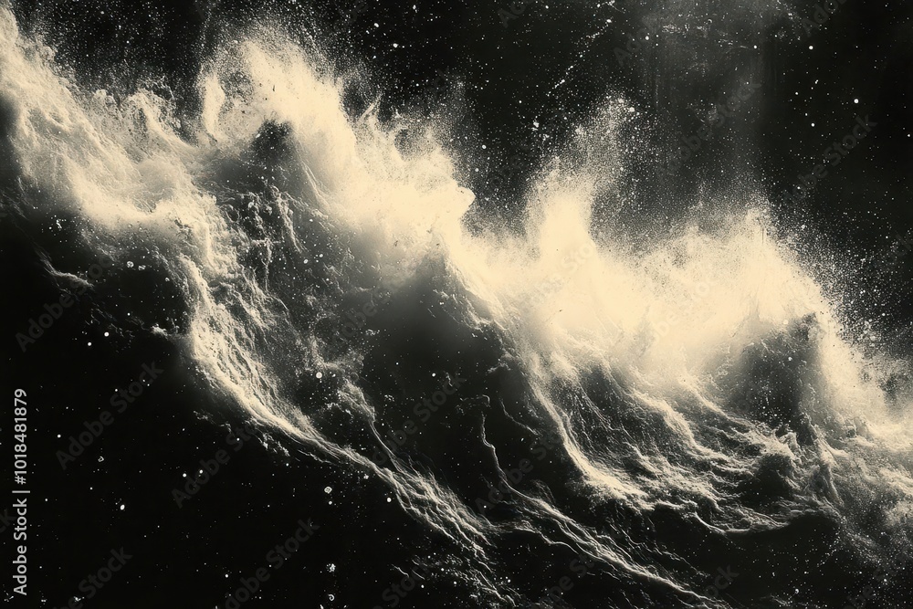 intriguing photocopy texture overlay creating a vintage film effect ...