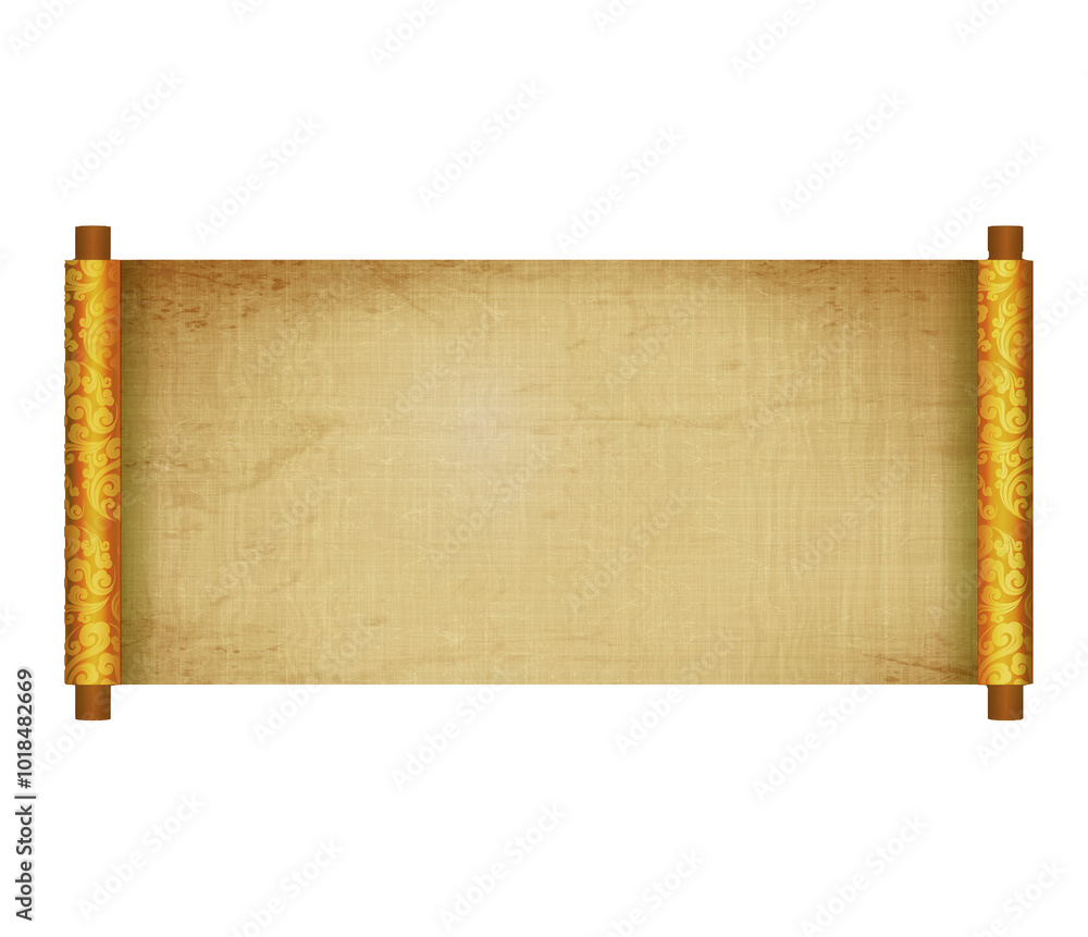 Old paper background, Paper treasure map. Old parchment scroll. Papyrus ...