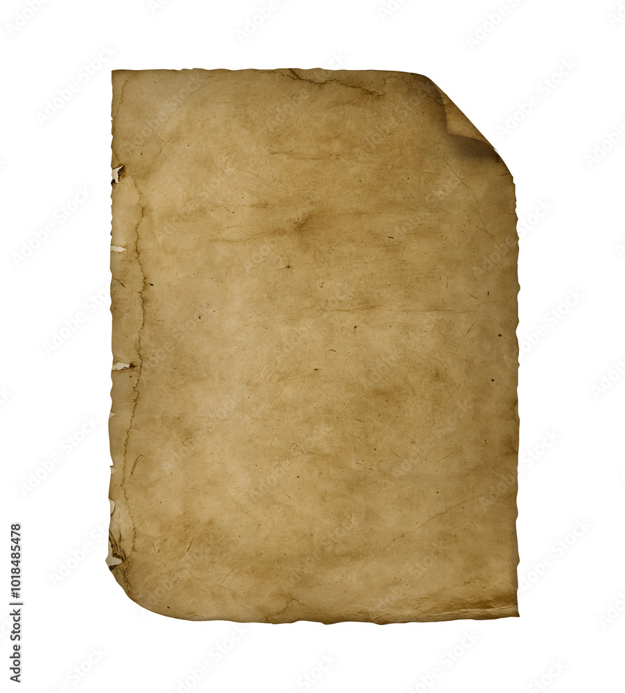 Old paper background, Paper treasure map. Old parchment scroll. Papyrus ...