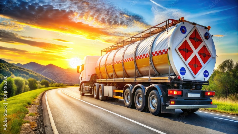 For safe transportation of hazardous materials, utilize clearly marked ...