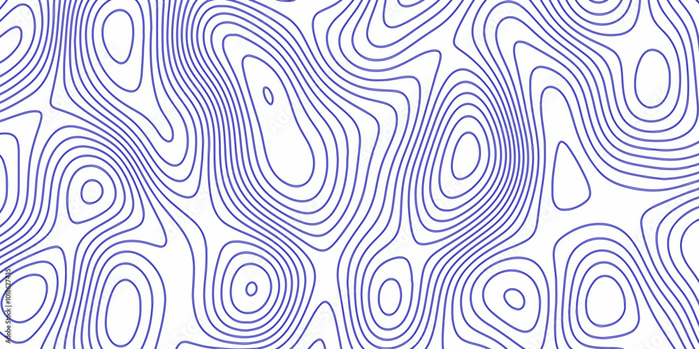 Vetor de Topographic map in contour line light topographic topo contour ...