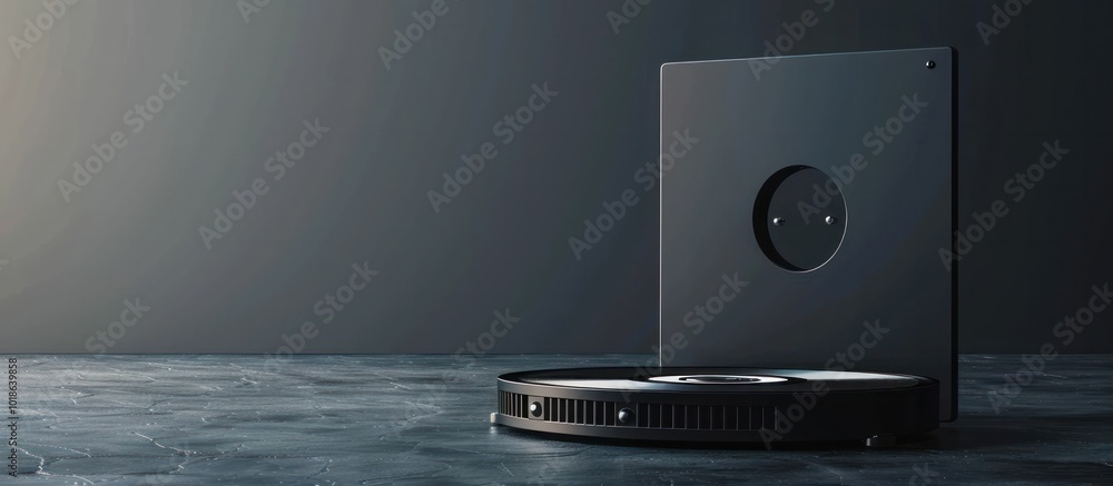 The modern and minimalist design of a high end black and grey cube ...