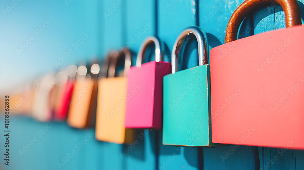 Love Lock Bridge | Symbol of Eternal Love and Commitment with Padlocks Secured by Couples Stock ...