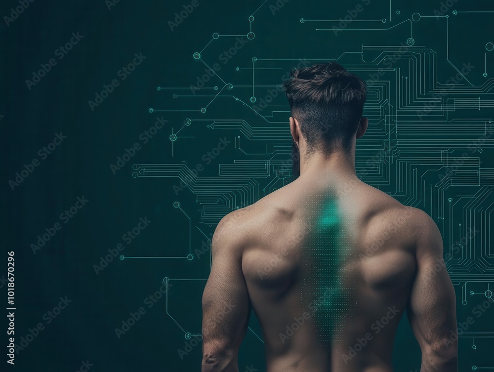 Smart tattoo biosensors monitoring body health and displaying data in ...