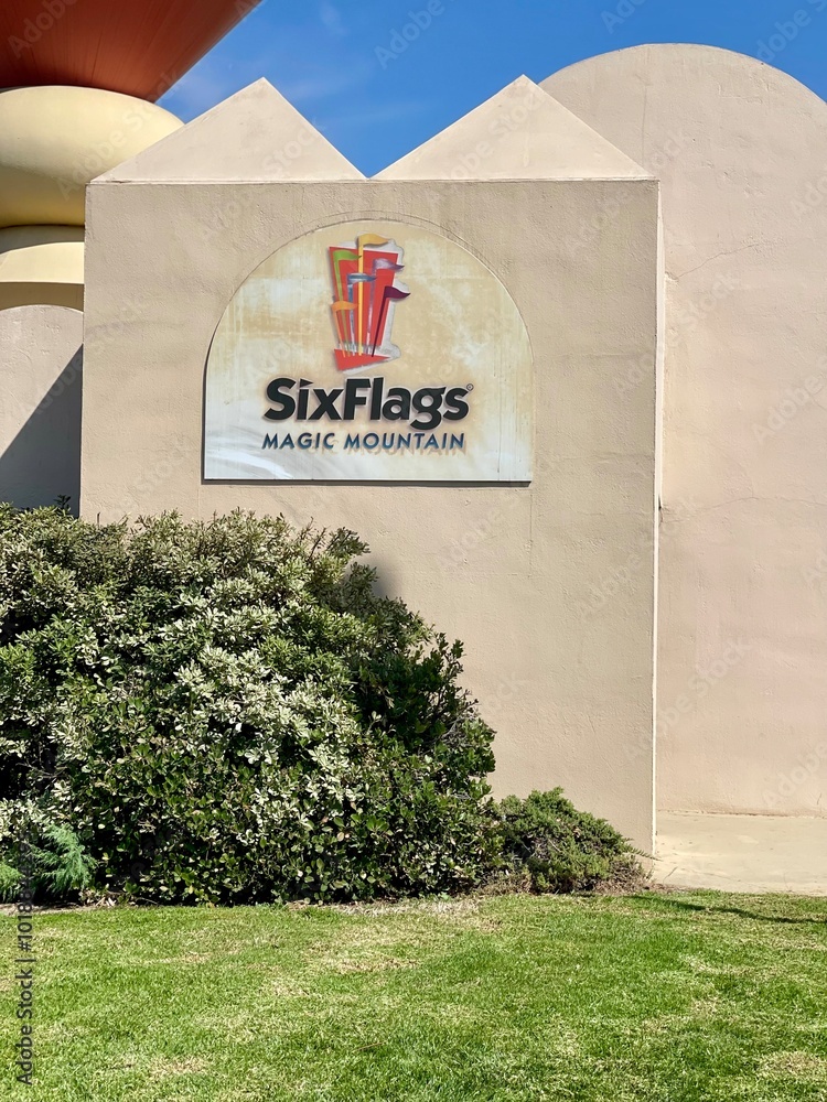 Valencia, CA - USA - October 7, 2024 - Six Flags Magic Mountain ...