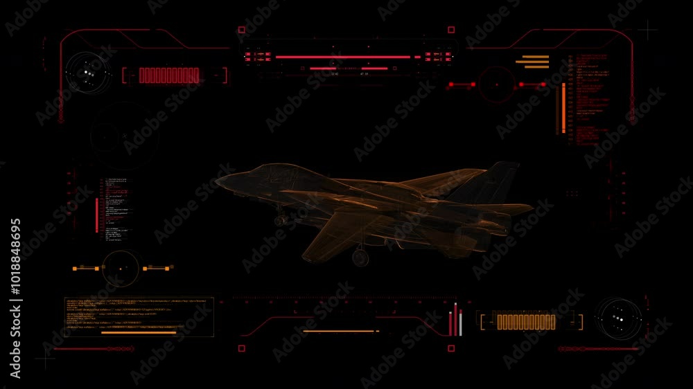 Digital Blueprint Scan of US Army Aircraft F 14 Tomcat. Carrier-Capable ...