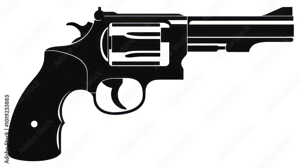 PNG Gun silhouette clip art weaponry firearm handgun. Stock ...