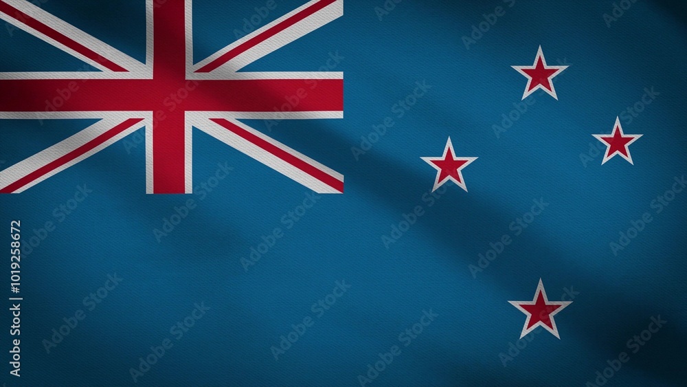 New Zealand Flag Auckland Wellington Christchurch Hamilton Tauranga ...