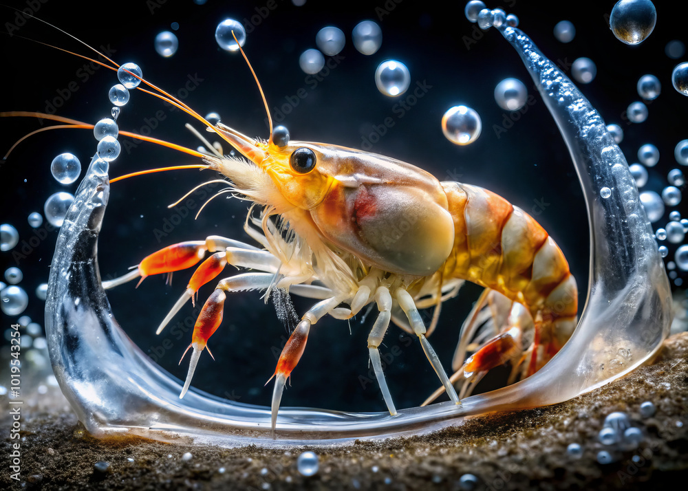 vibrant pistol shrimp is captured in stunning underwater scene ...