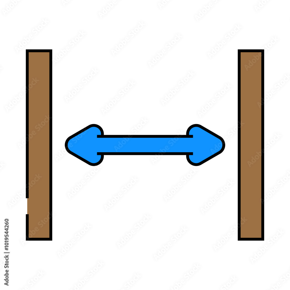 white space ux ui design line icon vector. white space ux ui design ...