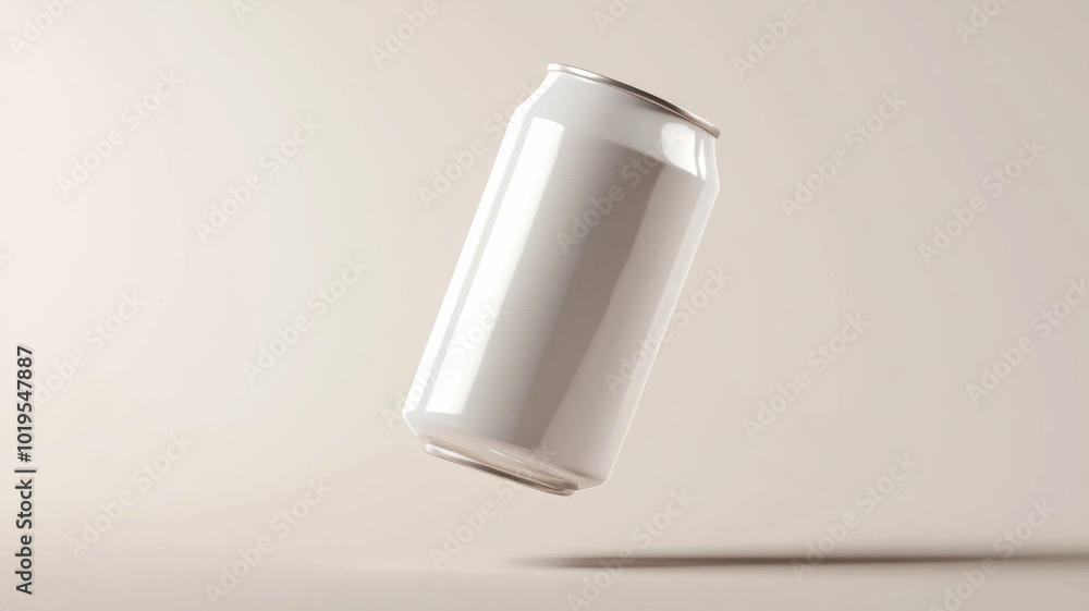 blank 12oz soda can mockup floating, AI Generative Stock Illustration ...