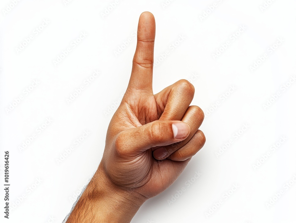 2408 79.A well-defined hand gesture representing the letter W in sign ...