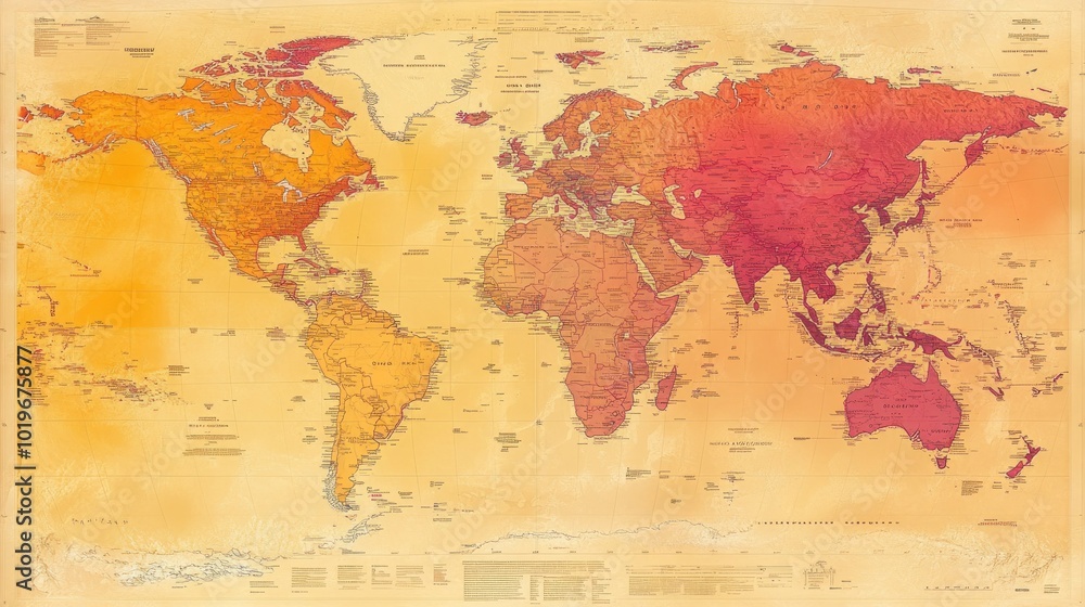 A highly visual global heat map showing extreme temperatures and heat ...