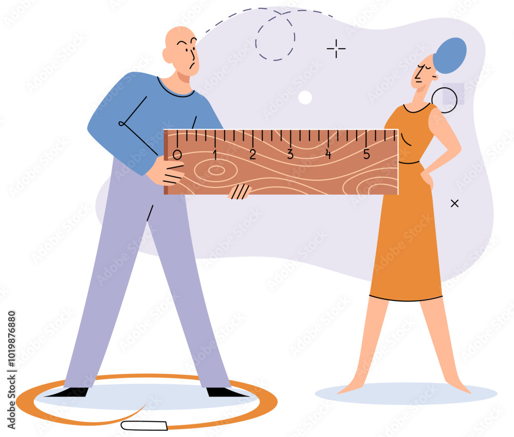 Boundary vector illustration. Feeling safe and secure within our ...