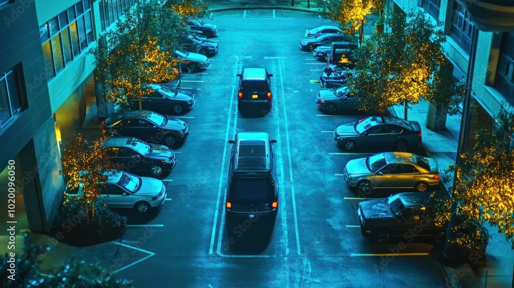 Cameras and sensors in smart parking systems detect vacant spaces and ...