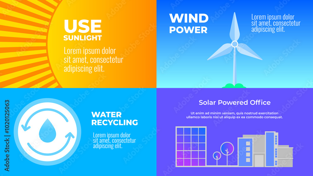 Renewable Energy and Conservation Stock Template | Adobe Stock