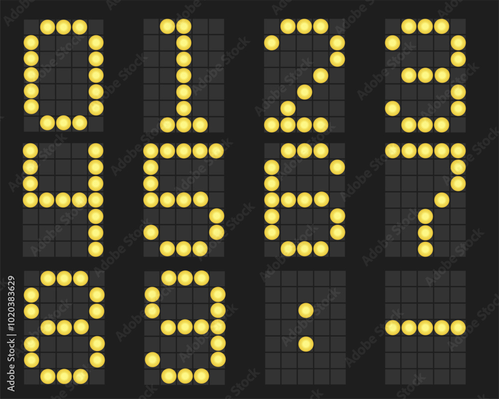 LED digital board Electronic style display information scoreboard with ...