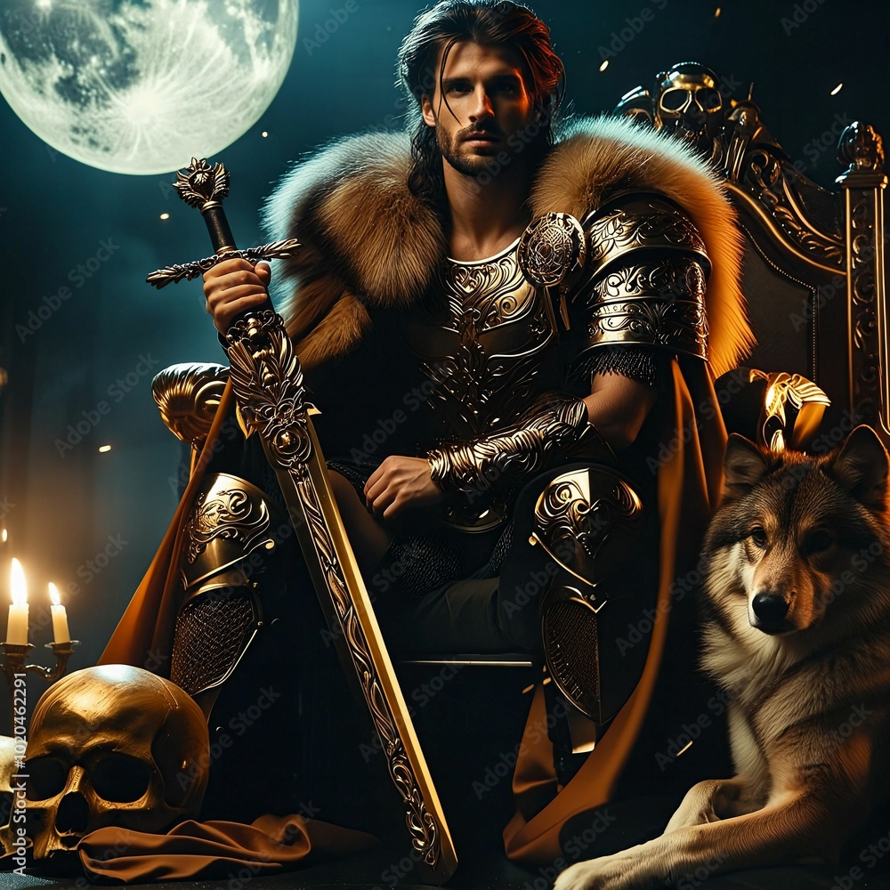 Ares Greek god of war and courage on his throne. Son of Zeus and Hera ...