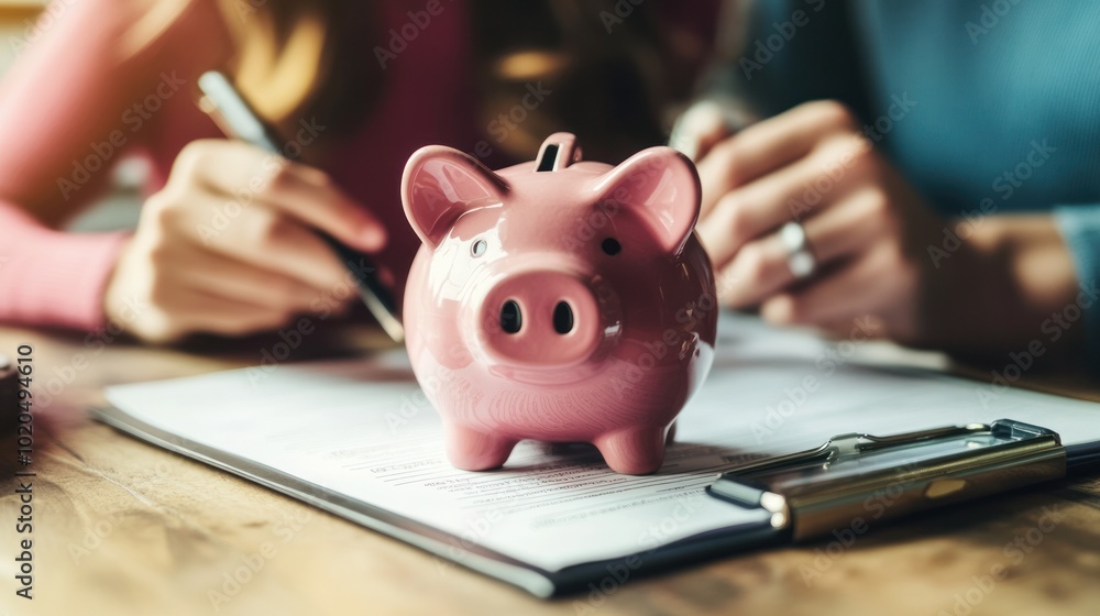 Family financial goals: A couple creating a financial plan for their ...