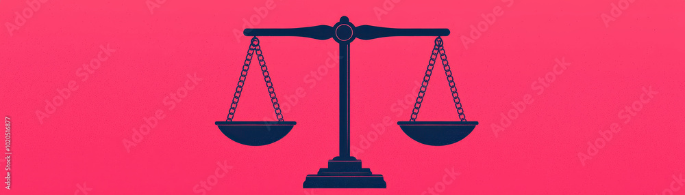 image depicts classic scale of justice, symbolizing fairness and ...