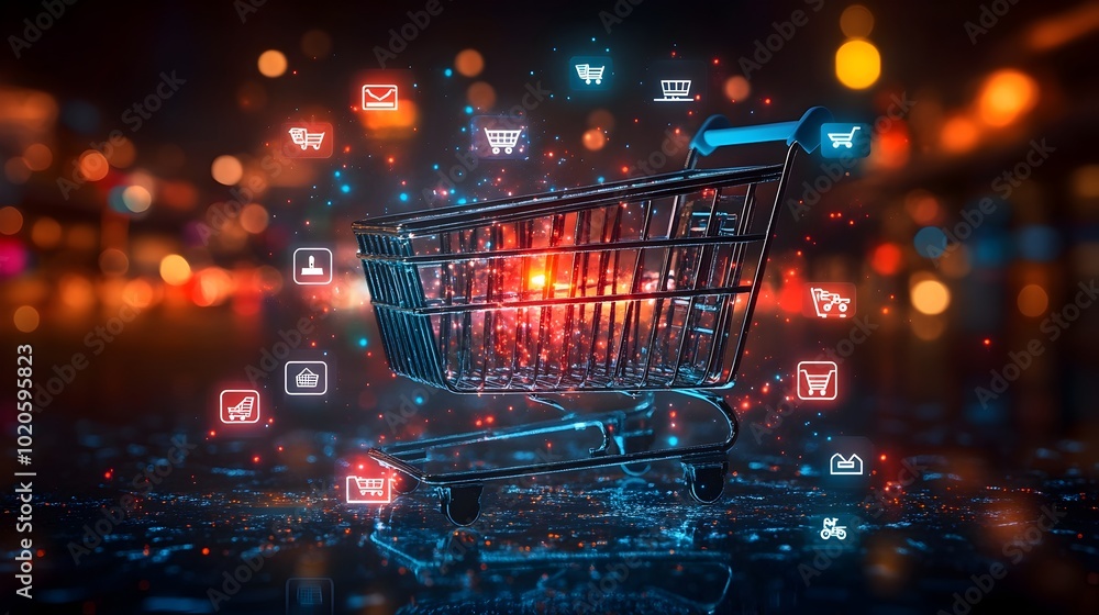 Sleek and modern online shopping cart design with minimalist user ...