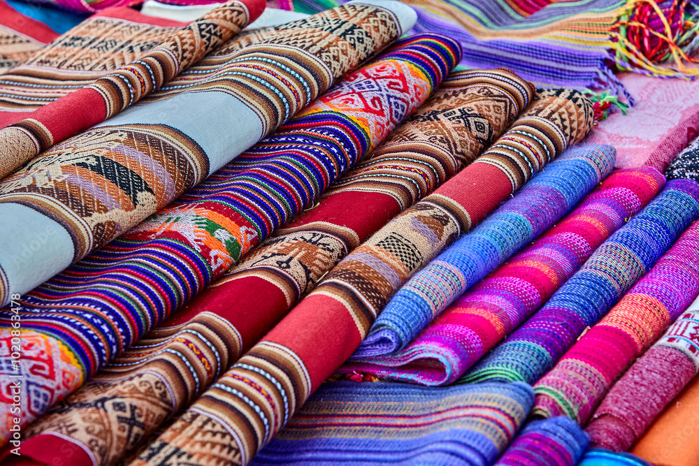 Chinchero, in Cusco Peru is known for its high-quality weaving and ...