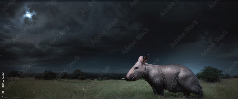 Aardvark Orycteropus afer mammal. Extremely detailed and realistic very ...