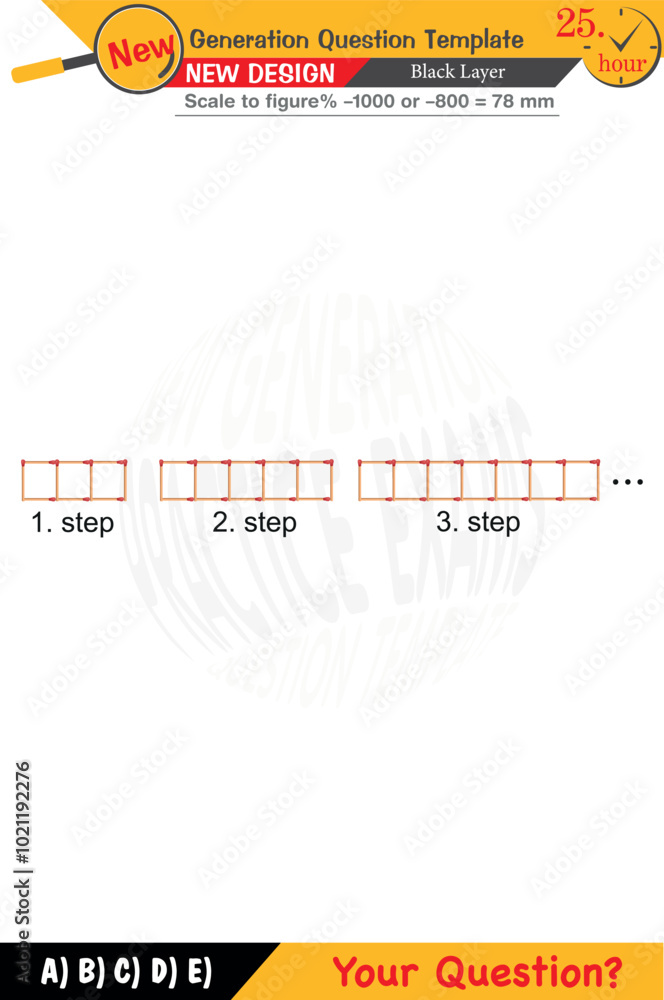 High school, middle school, exam question template, numerical lessons ...