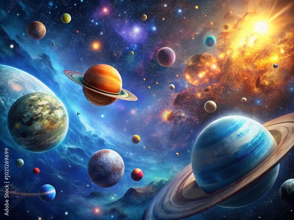 Captivating Lost in Space Animation with Planets, Stars, and Cosmic ...