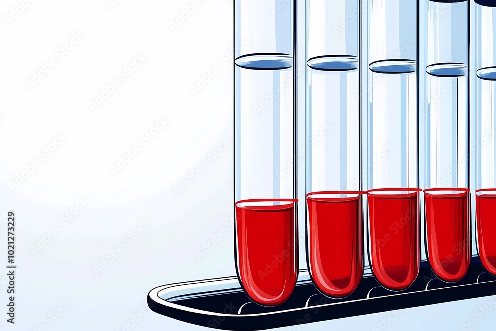 The process of blood analysis in a medical laboratory using specialized ...