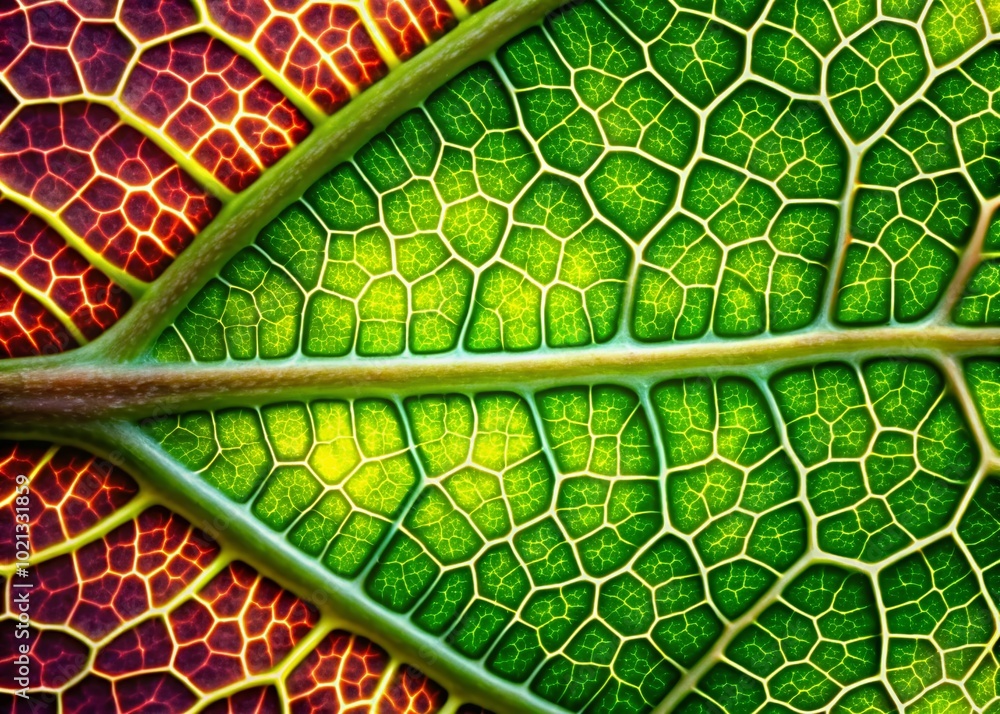Detailed Diagram of Leaf Cross Section Illustrating Plant Anatomy for ...