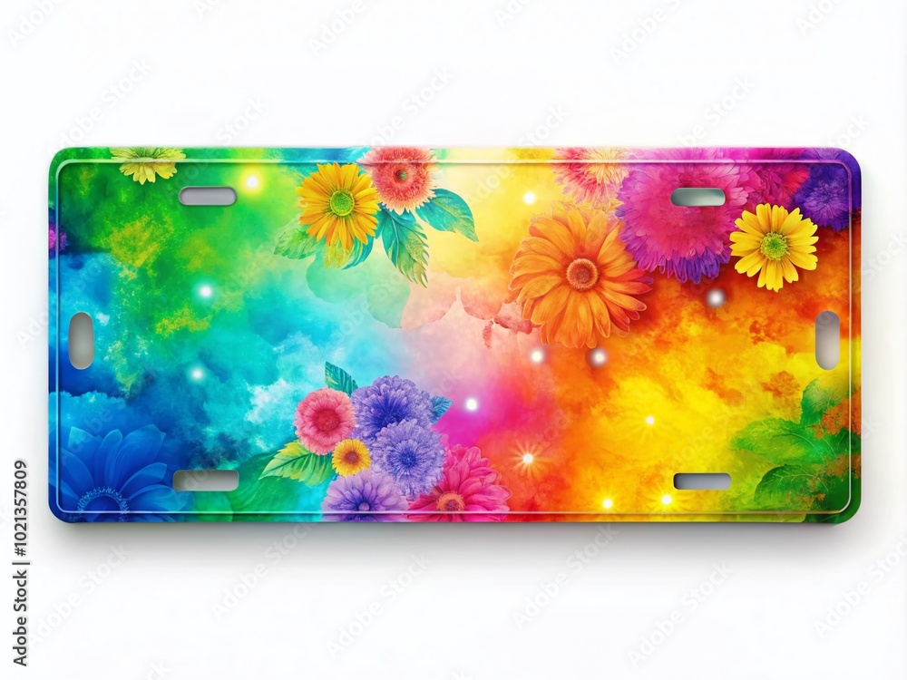 Editable Printable License Plate Template for Custom Designs and ...