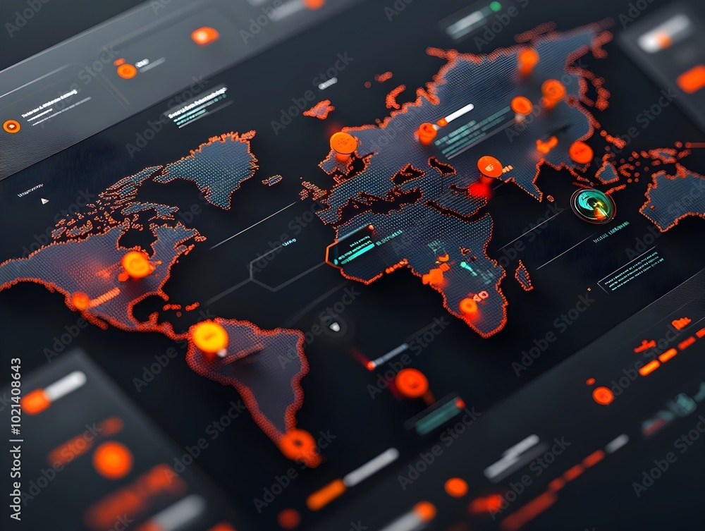 Comprehensive real time global logistics monitoring dashboard ...