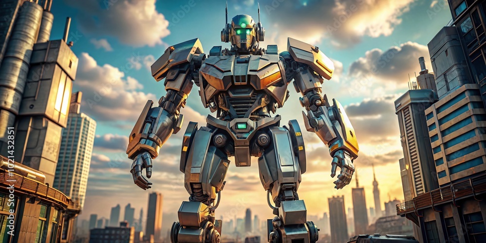 High-Quality 3D Model Download of a Futuristic Mech for Animation and ...