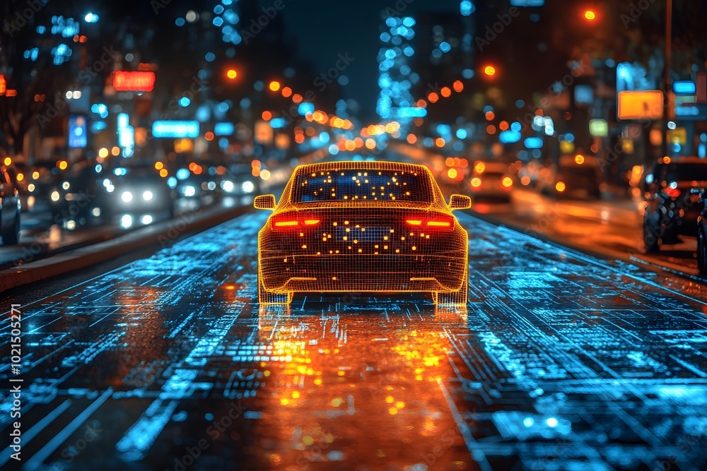 The futuristic design of self-driving cars reflects the advances in ...