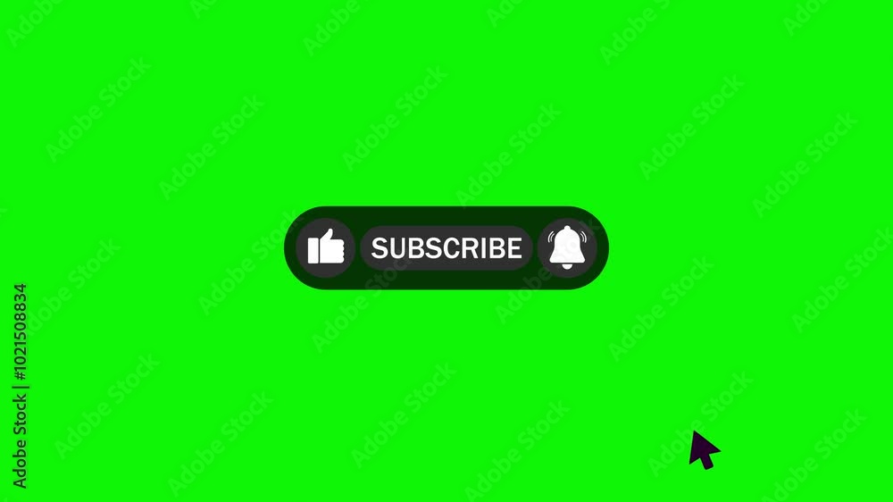 Dynamic Subscribe Button Animation with Cursor, Likes, and Notification ...
