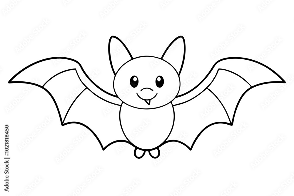 Cute bat halloween coloring pages for kids. Trace and color bat ...