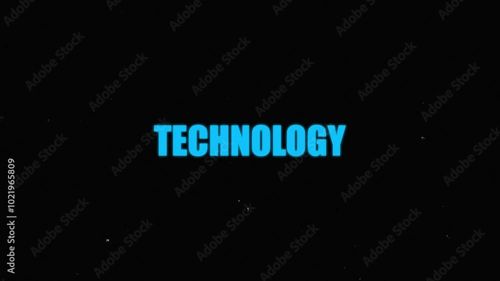 Technology word overlay with digital glitch ,technology text flickering ...