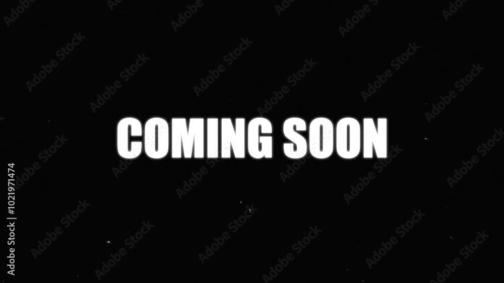 Scifi Movie Trailer Coming Soon Text Reveal/ 4k scifi movie background ...
