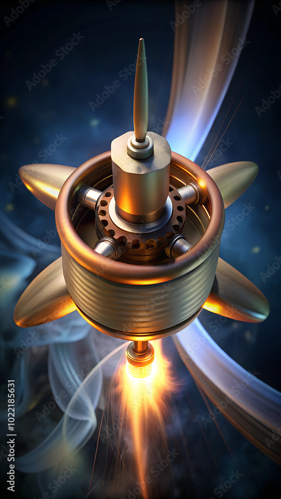 Brushless motor spinning with the propeller. Brushless DC motors tend ...