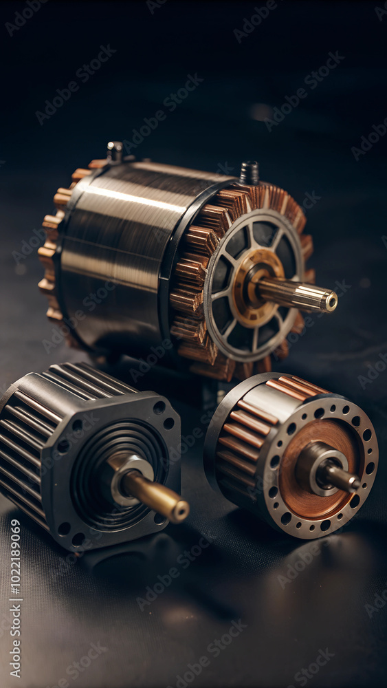 Electric motors (AC servo motor, DC brush-less motor, and stepping ...