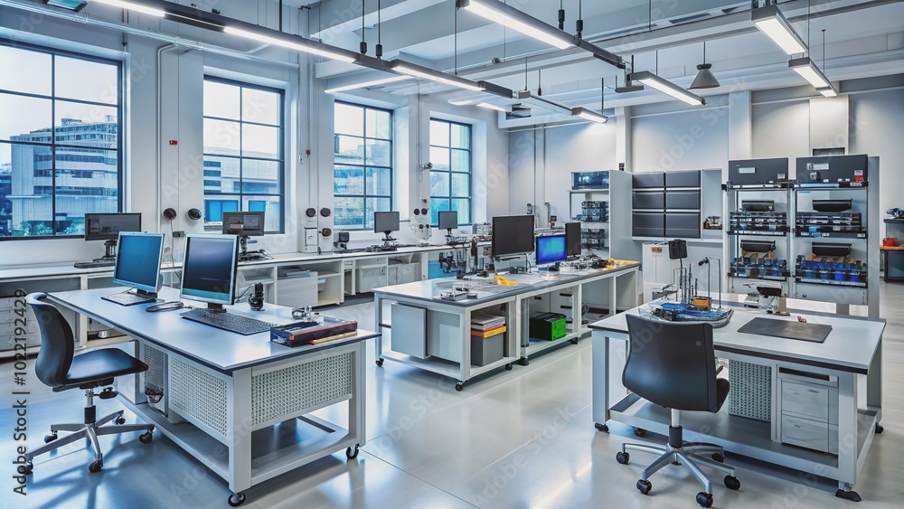 State-of-the-art hardware design lab featuring advanced prototyping ...