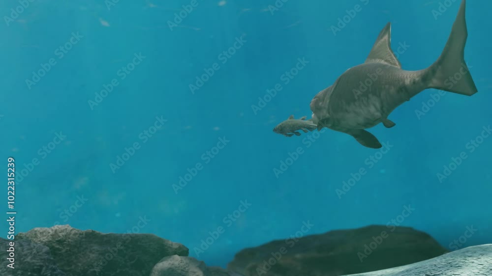 Prehistoric Giant Fish Dunkleosteus Animation. Dunkleosteus is a large ...