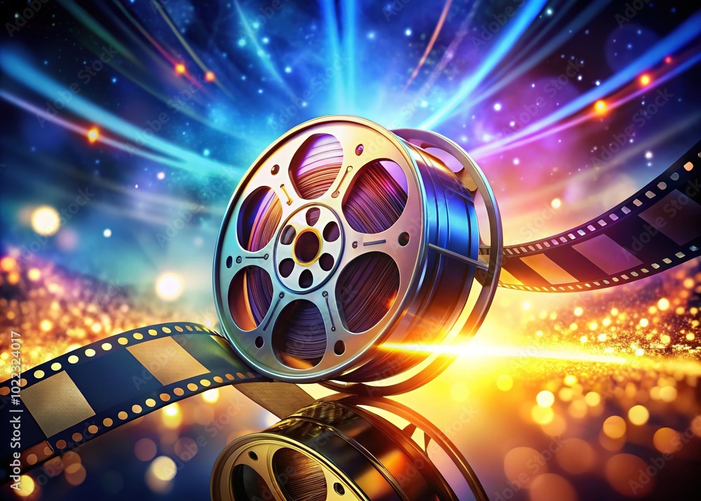 Immerse yourself in stunning 4K glitch footage with colorful light ...